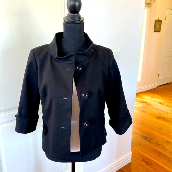 Jackets & Coats | Etcetera Short Blazer Wstitch Details Oversized ...